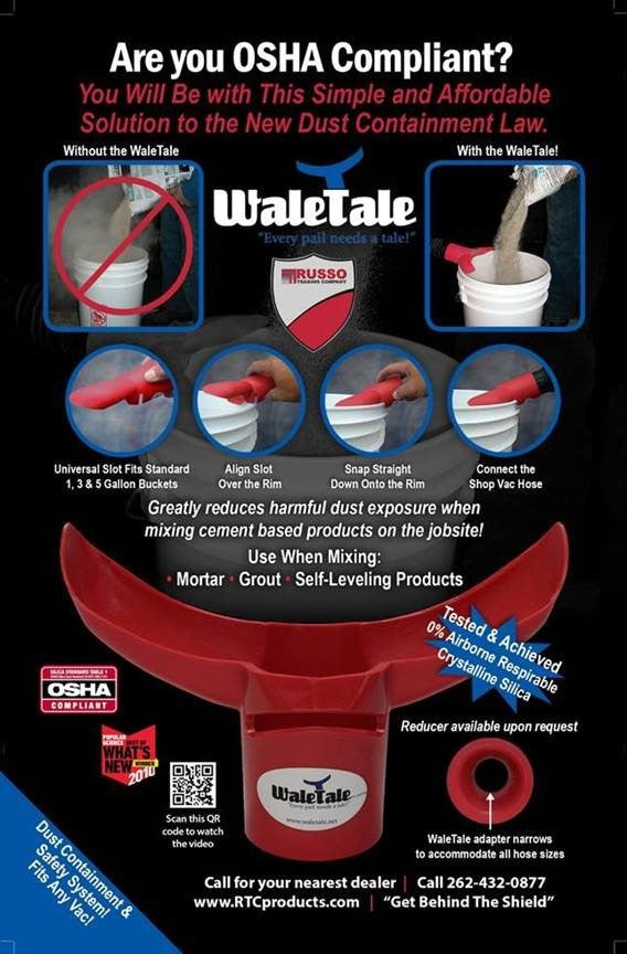 Whale Tale for Dust Control – Dominion Coatings Tools and Equipment